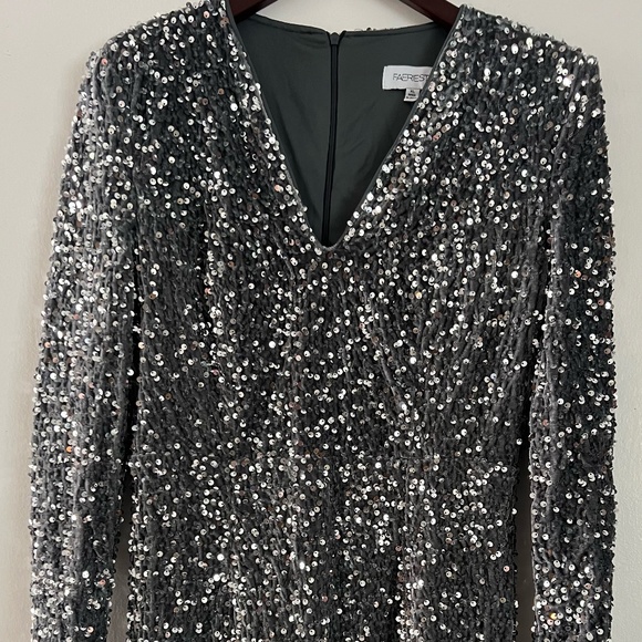 Faeriesty | Dresses | Nwot V Neck Flare Leg Sequin Jumpsuit | Poshmark